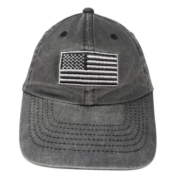 Dorfman Pacific | Accessories | Usa Flag Strapback Baseball Cap Gray Os ...